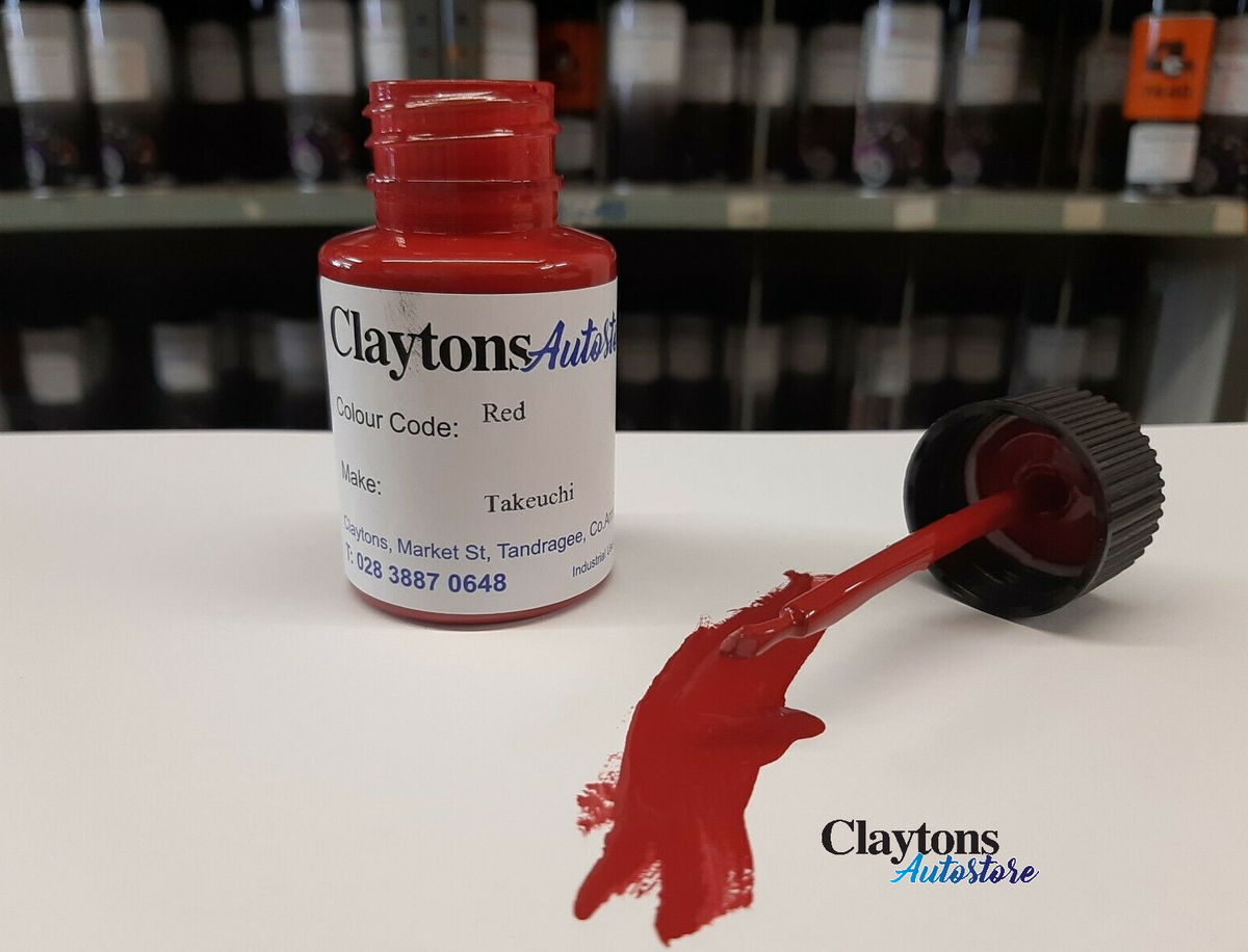 Takeuchi Red Excavator Paint High Endurance Enamel Paint 50 ML ...